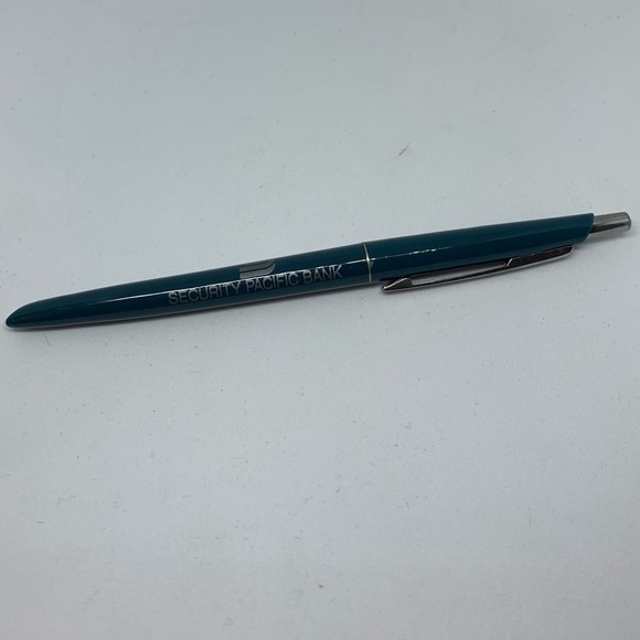 Ritepoint | Office | Vintage Security Pacific Bank Logo Advertising Pen ...